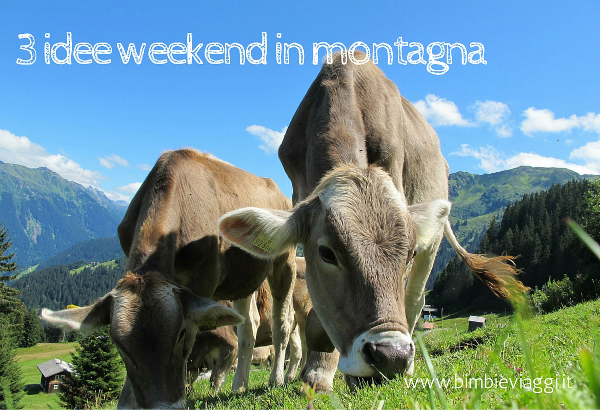 Idee weekend in montagna con bambini: 3 consigli speciali
